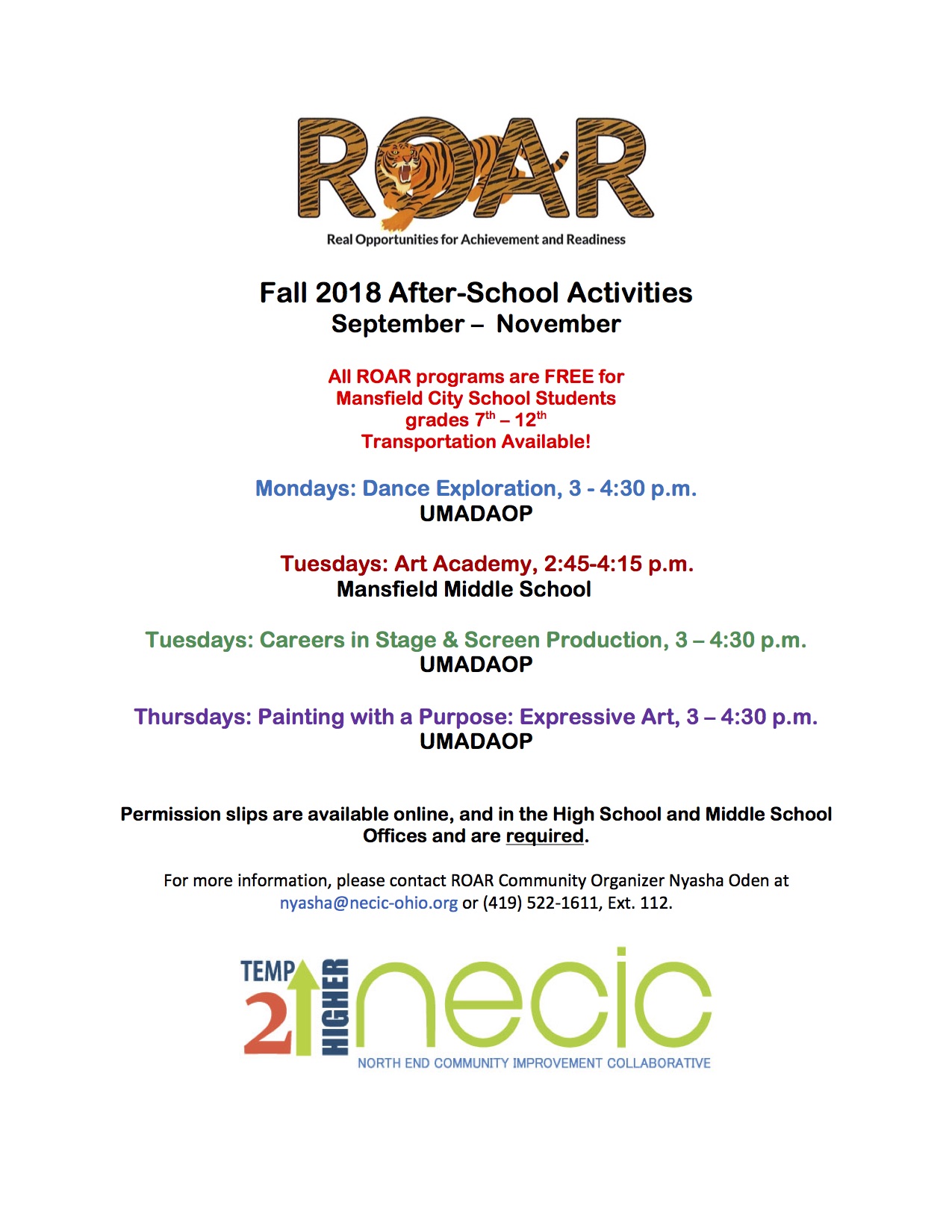 ROAR - The North End Community Improvement Collaborative, Inc.